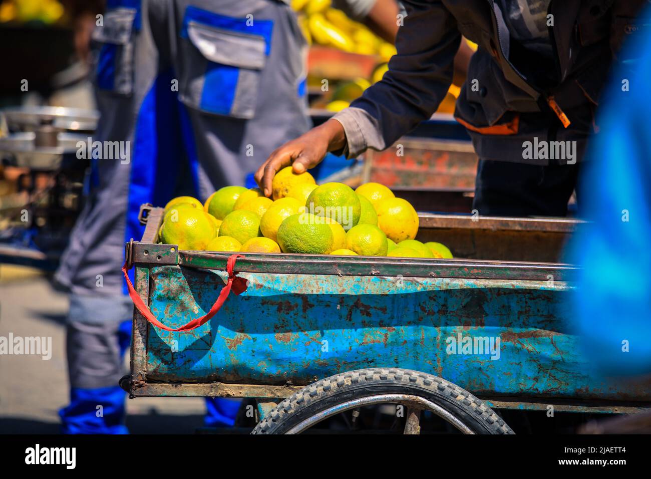 Local Market in Keren Stock Photo - Alamy