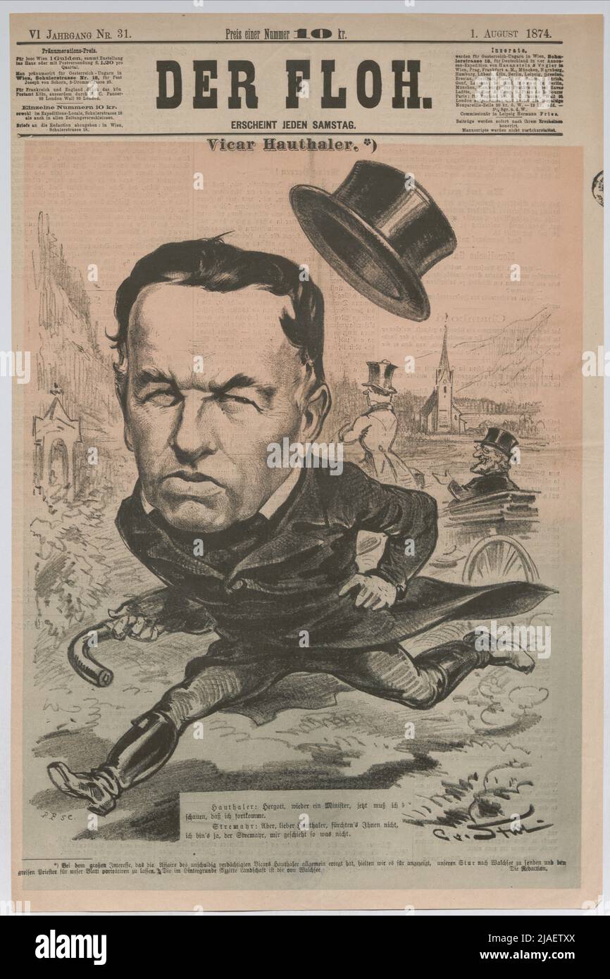 Vicar Hauthaler. ". Vikar Sigmund Hauthaler and Minister Stremayr ...