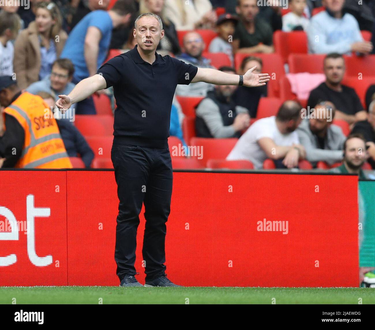 Steve cooper forest wembley hi-res stock photography and images - Alamy