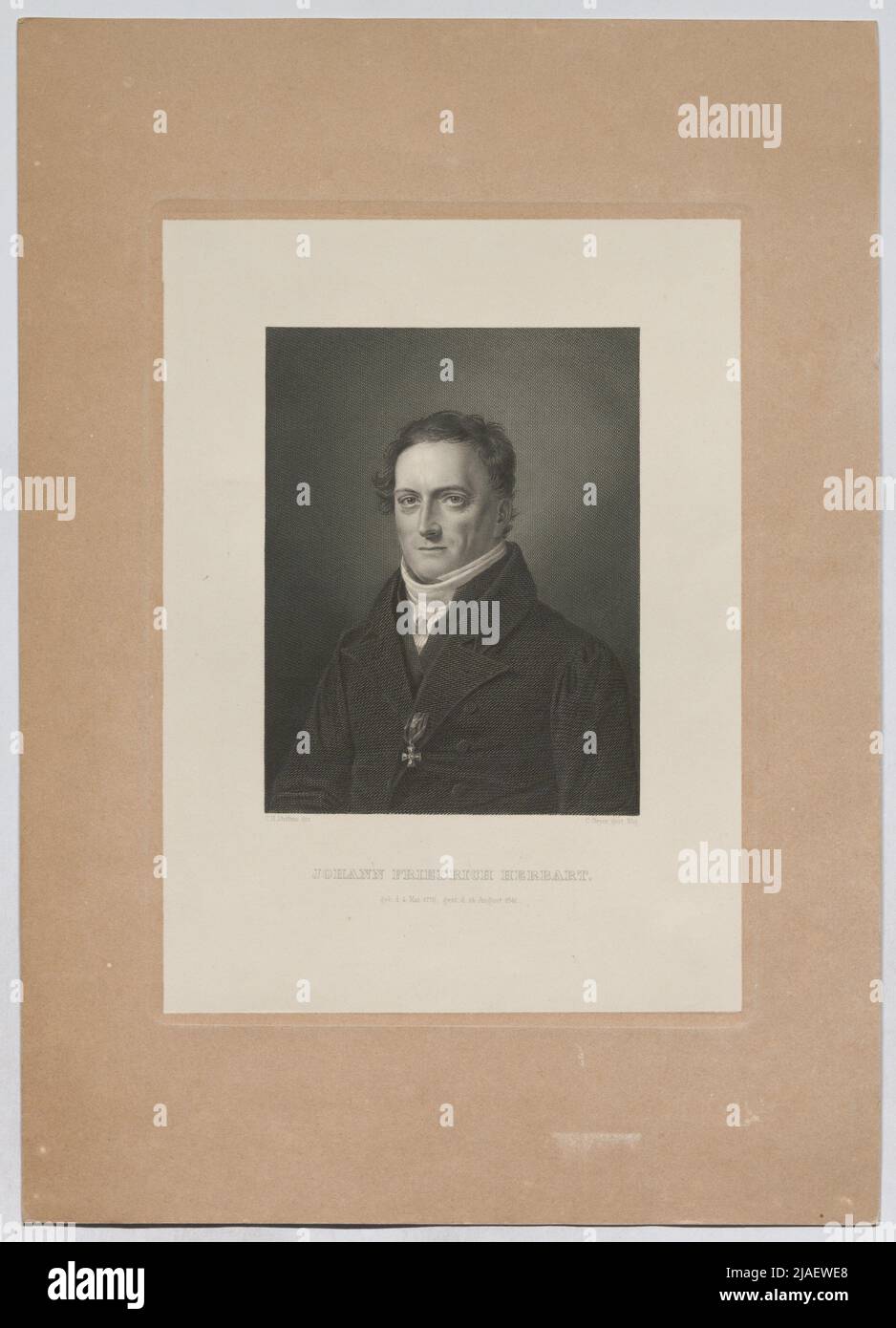 Johann Friedrich Herbart. Born d. May 4th. 1776, died d. August 14 ...