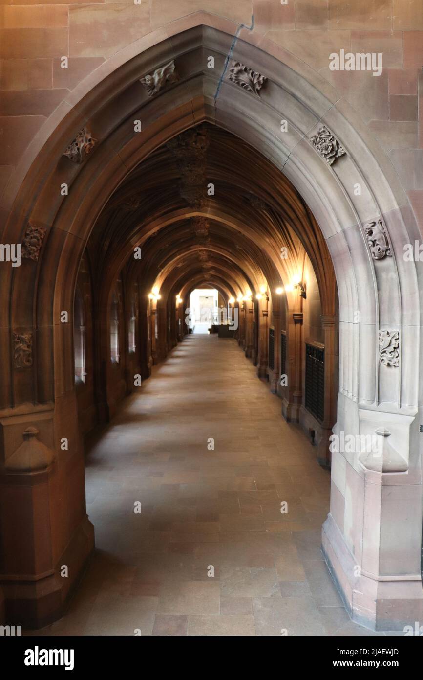 Inside John Rylands Library Manchester Stock Photo - Alamy