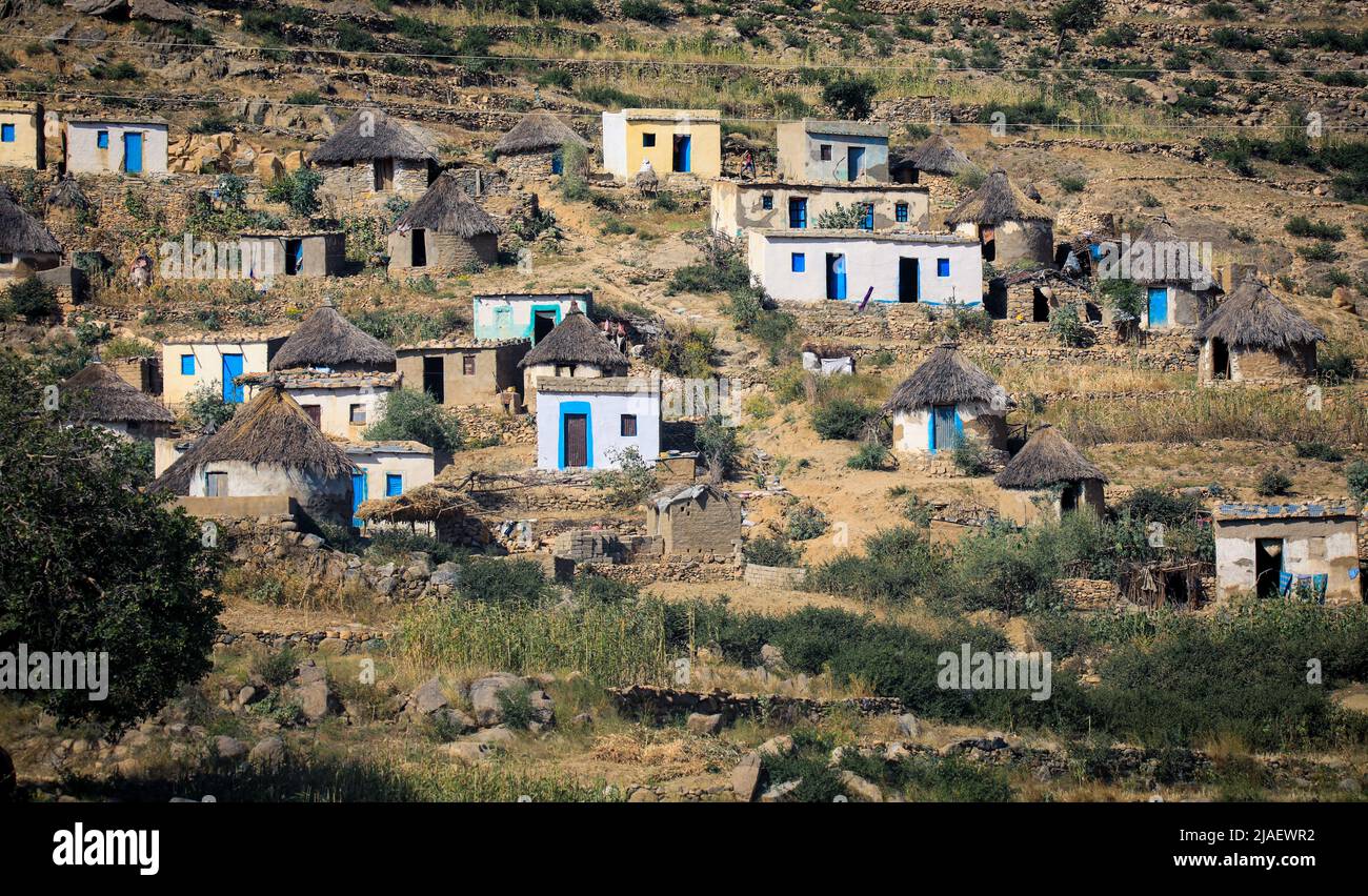 Typical african village hi-res stock photography and images - Alamy