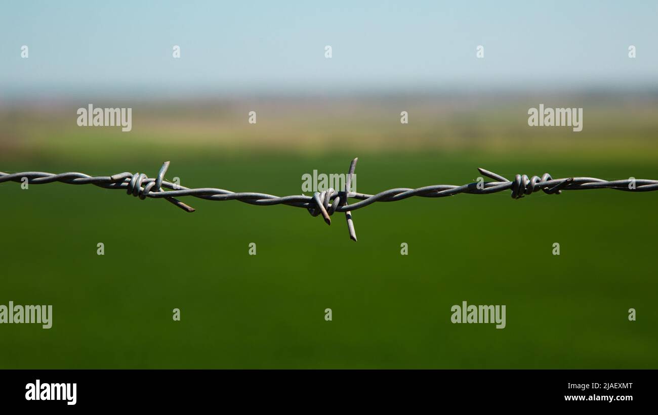 Field demarcation hi-res stock photography and images - Alamy