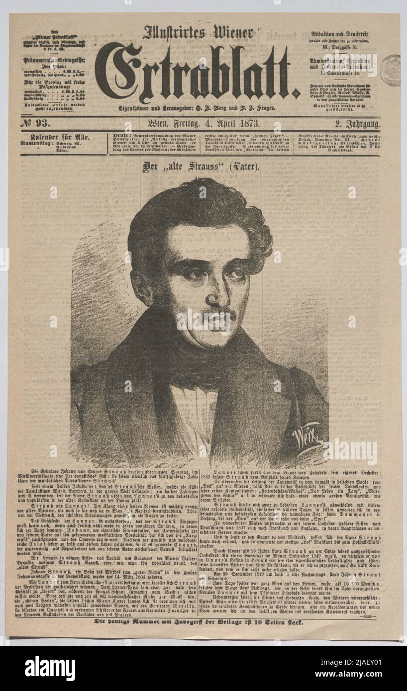 The "old strauss" (father Stock Photo - Alamy