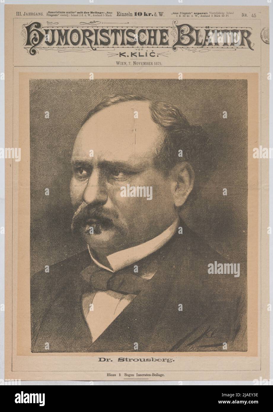 Dr. Strousberg. ". The German entrepreneur Bethel Henry Strousberg ...