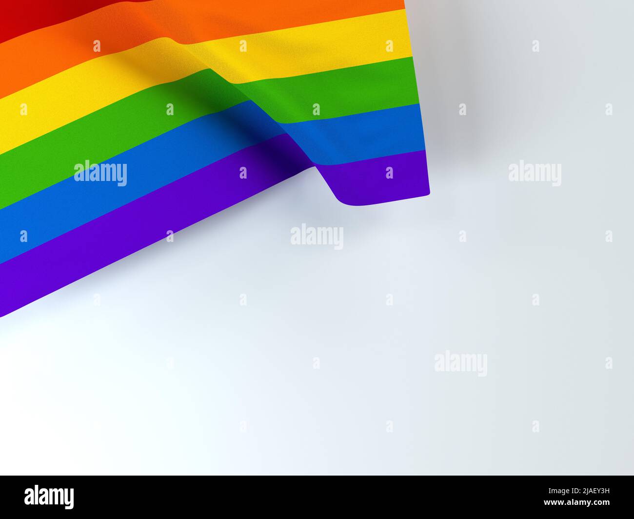 Fabric texture of LGBTQ flag in rainbow colors Stock Photo - Alamy