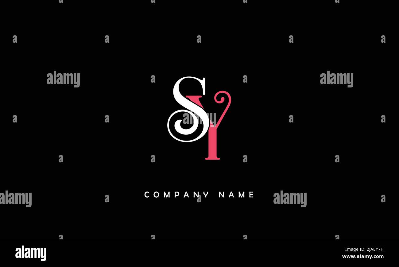 YS, SY Alphabets Letters Logo Monogram Stock Vector Image & Art - Alamy