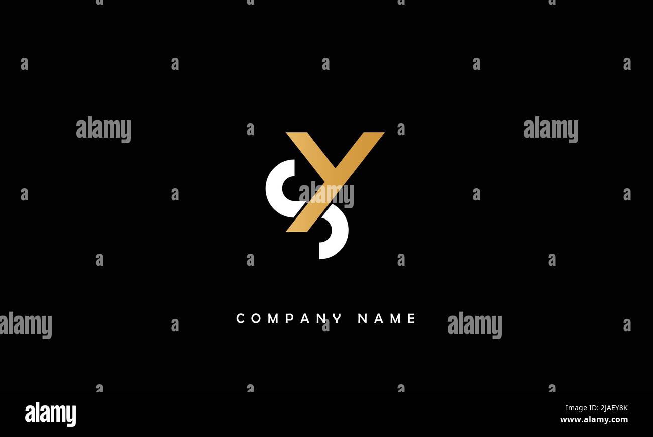 YS, SY Alphabets Letters Logo Monogram Stock Vector Image & Art - Alamy