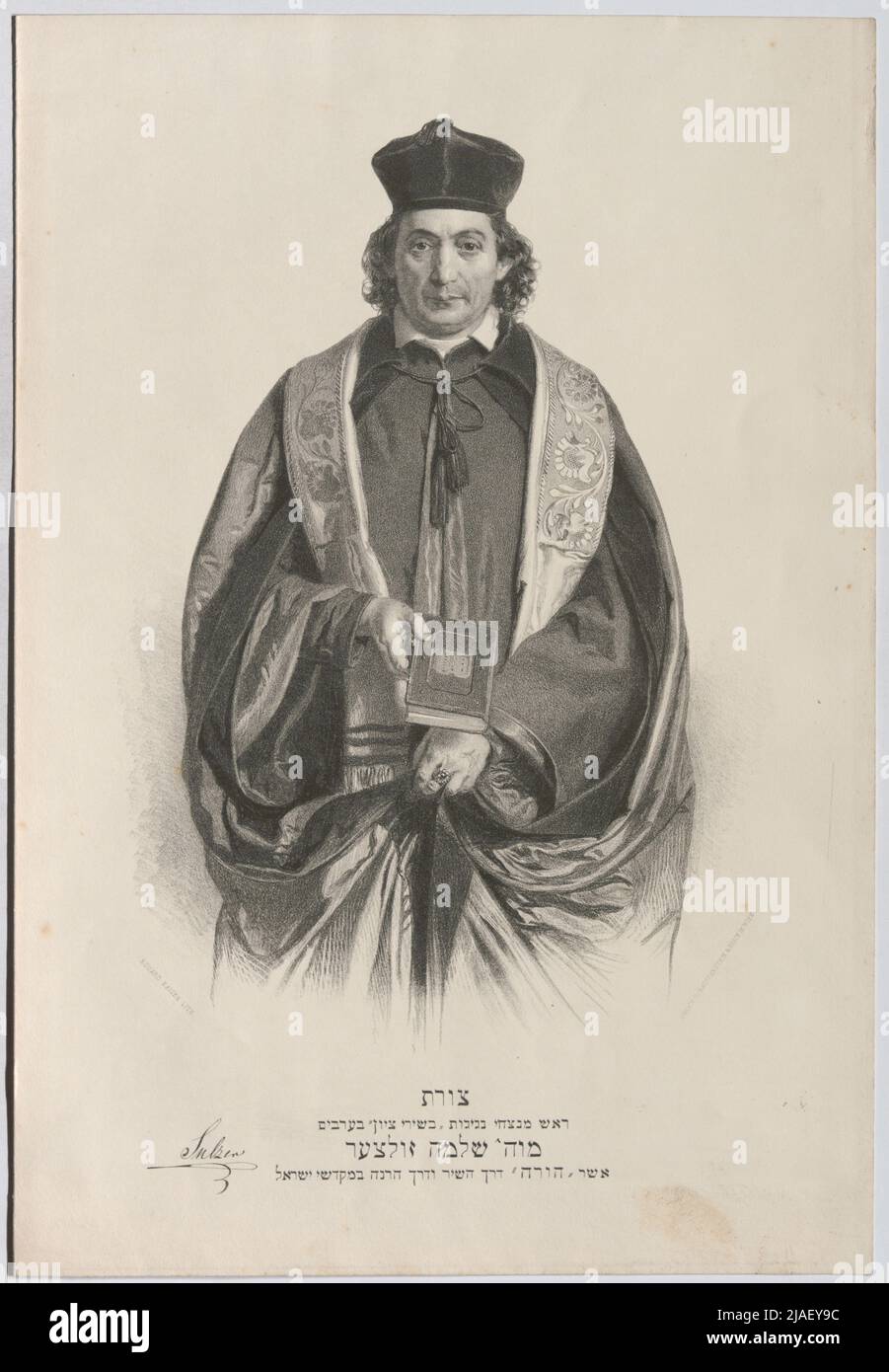 Sulzer ". Salomon Sulzer, Chazzan (cantor) and sacred musician. Eduard ...