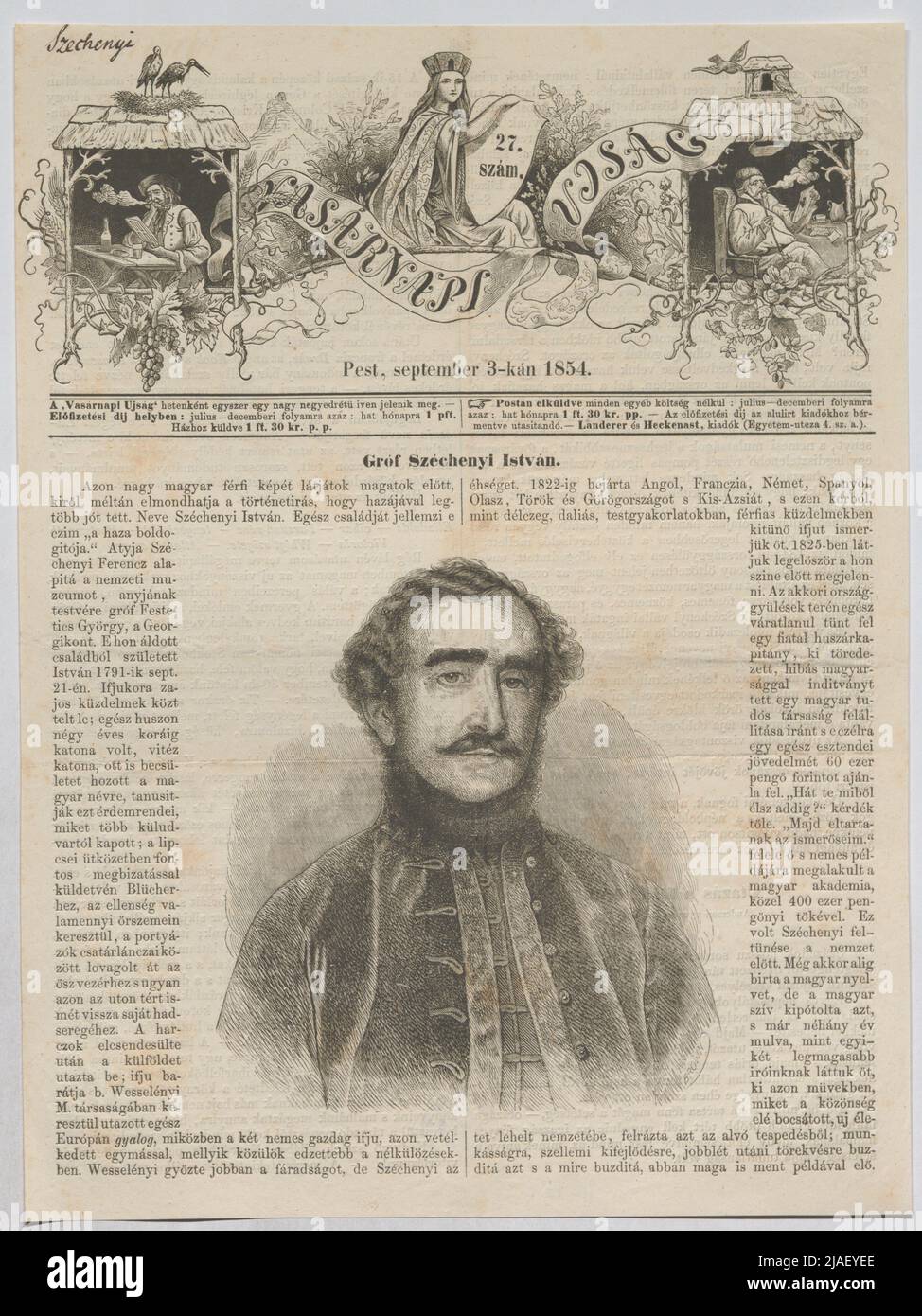 Count istvan szechenyi hi-res stock photography and images - Alamy