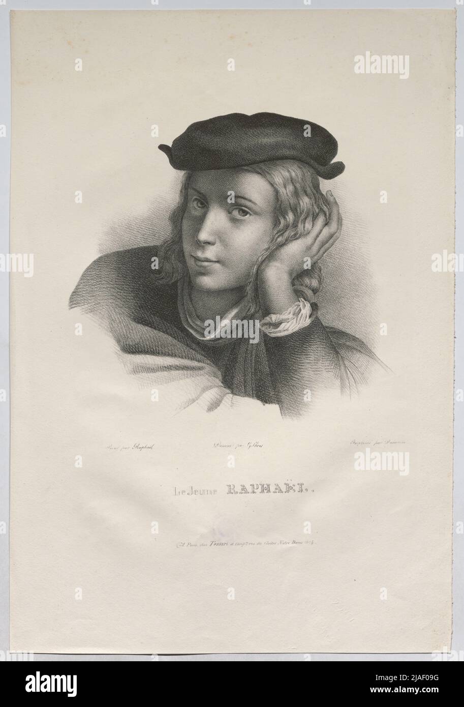The young Raphael. ". Raffael Als judgendlicher. After: Raffaello Santi ...