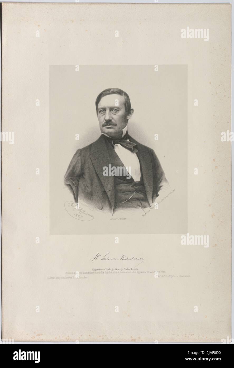 Wolfgang sartorius von waltershausen hi-res stock photography and ...