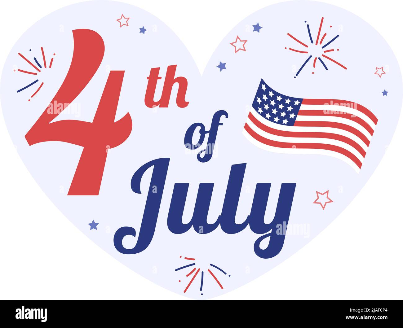 Patriotic usa balloon 4th Stock Vector Images - Alamy