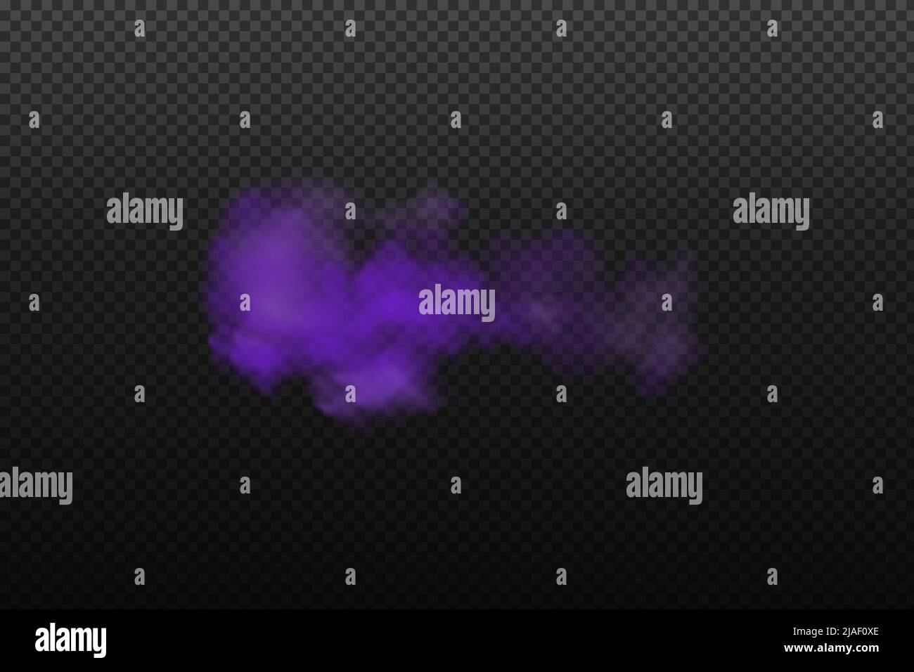 Purple poisonous gas, dust and smoke effect.Realistic scary mystical ...