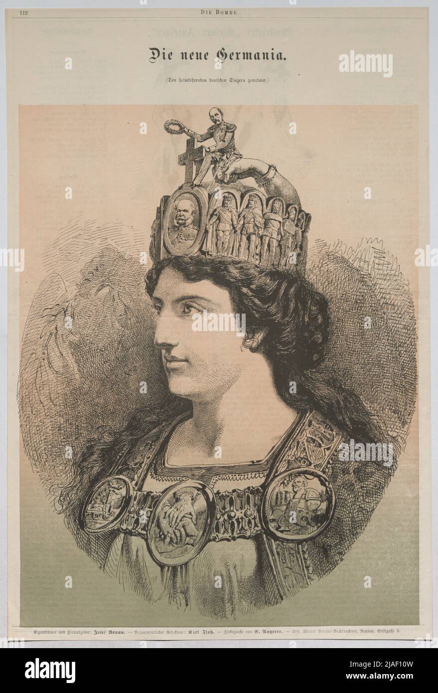 Queen Augusta; The new Germania. (Dedicated to the returning German ...