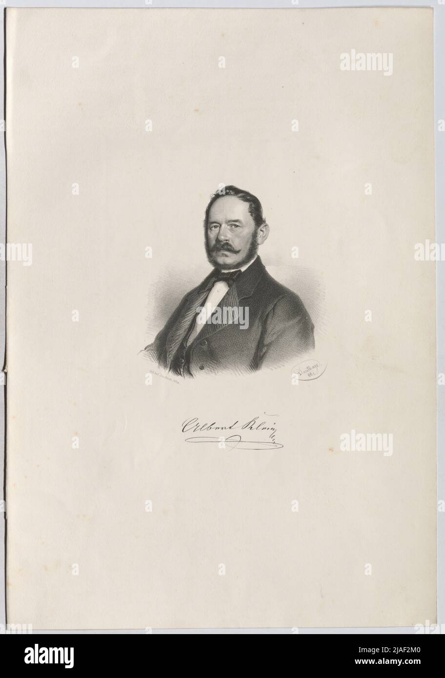 Albert Klein ". Albert Klein, Industrialian. Adolf Dauthage (1825-1883 ...