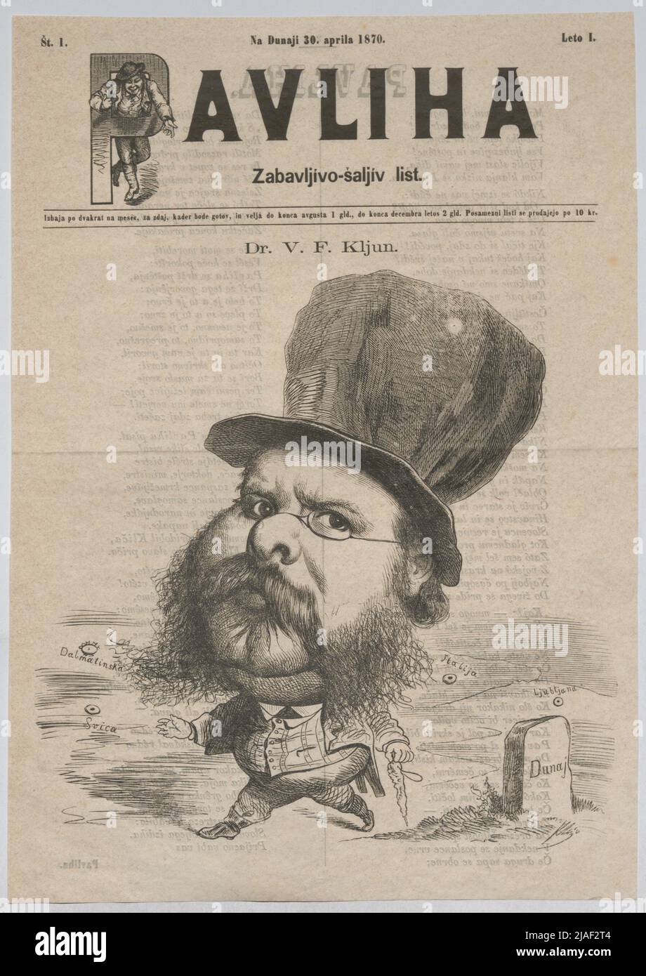Dr. V. F. Beak (Titelblatt von "Pavliha"). Karl call (1841-1926 ...