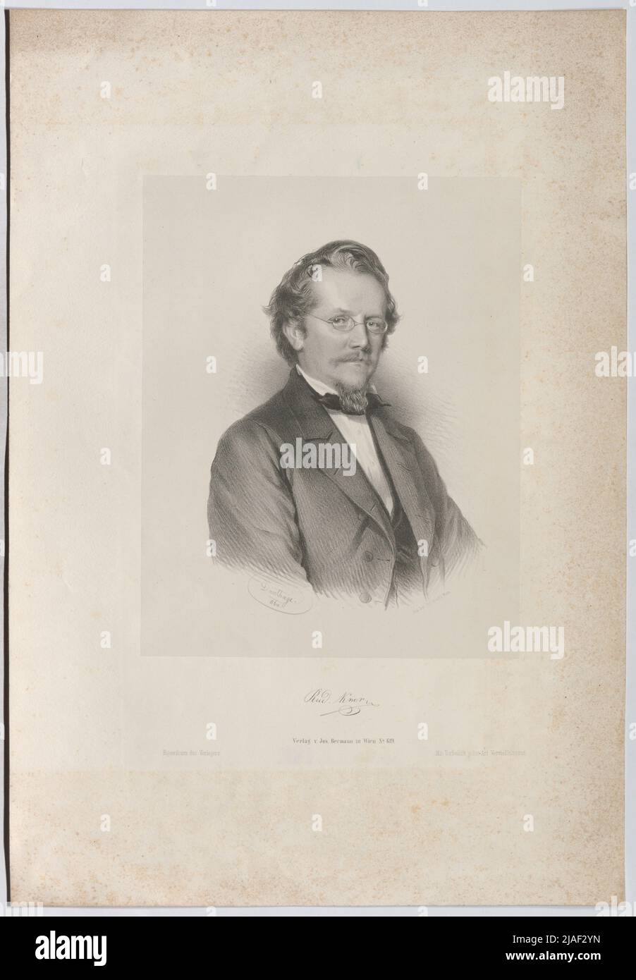 Rud. Kner ". Rudolf Kner, zoologist. Adolf Dauthage (1825-1883 ...