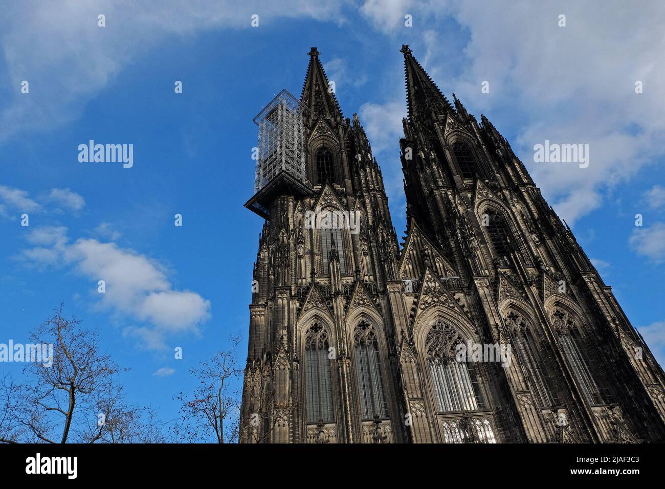 Exterior European design and architecture of Cologne Roman Catholic ...