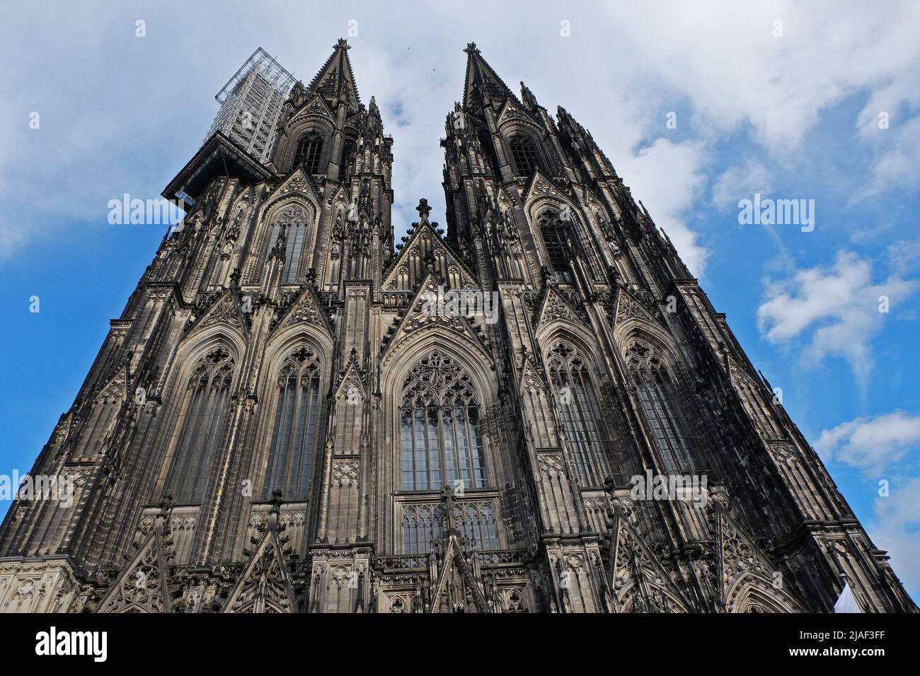Exterior European design and architecture of Cologne Roman Catholic ...