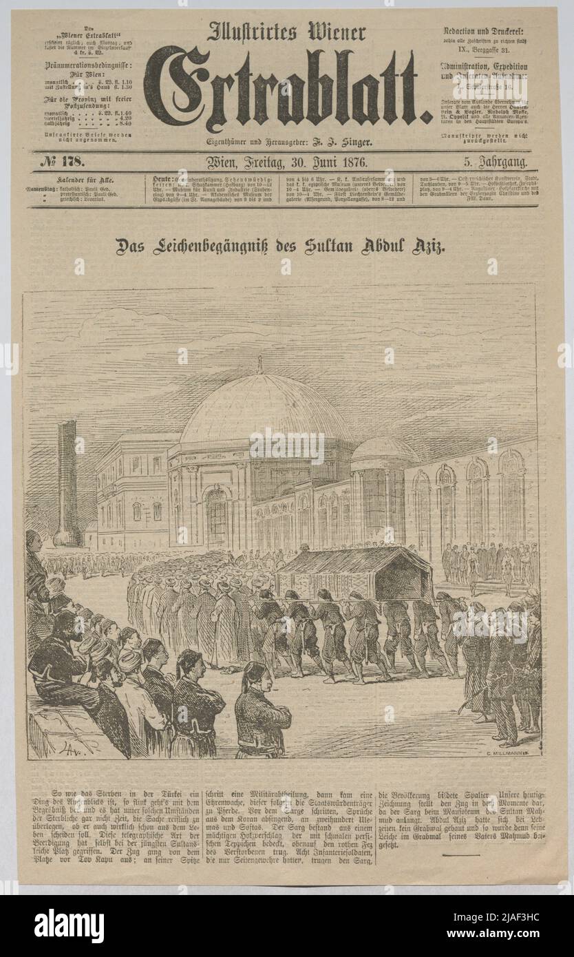 The corpse command of the Sultan Abdul Aziz (title page of ...