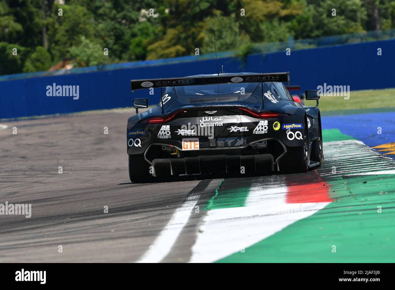 Imola, 12 May 2022: #69 Aston Martin Vantage AMR of OMAN RACING WITH TF ...