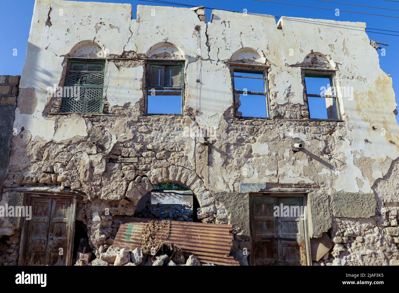 Berbera, Somaliland Crushed Walls and Abandoned Buildings on the ...