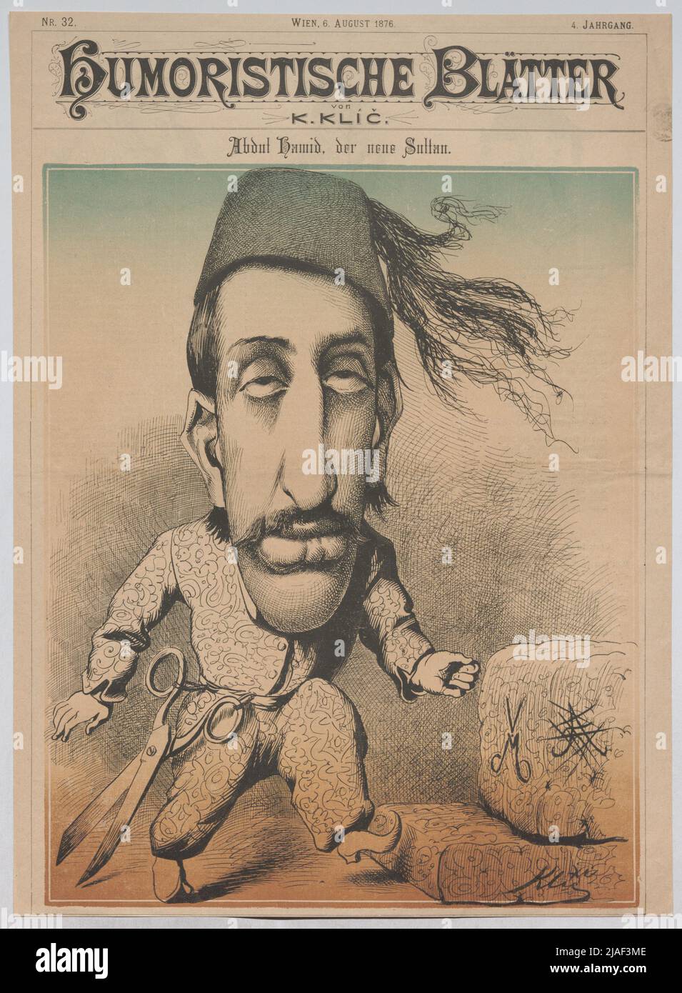 Abdul Hamid, the new Sultan (title page of "Humoristian leaves"). Karl ...
