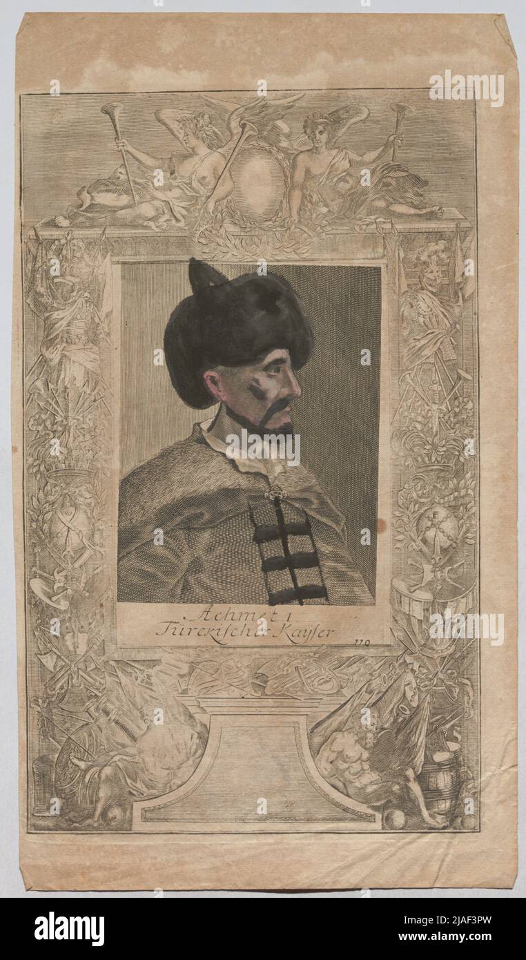 Achmet I., Türckischer Kayser. Sultan Achmet I.. Unknown Stock Photo - Alamy