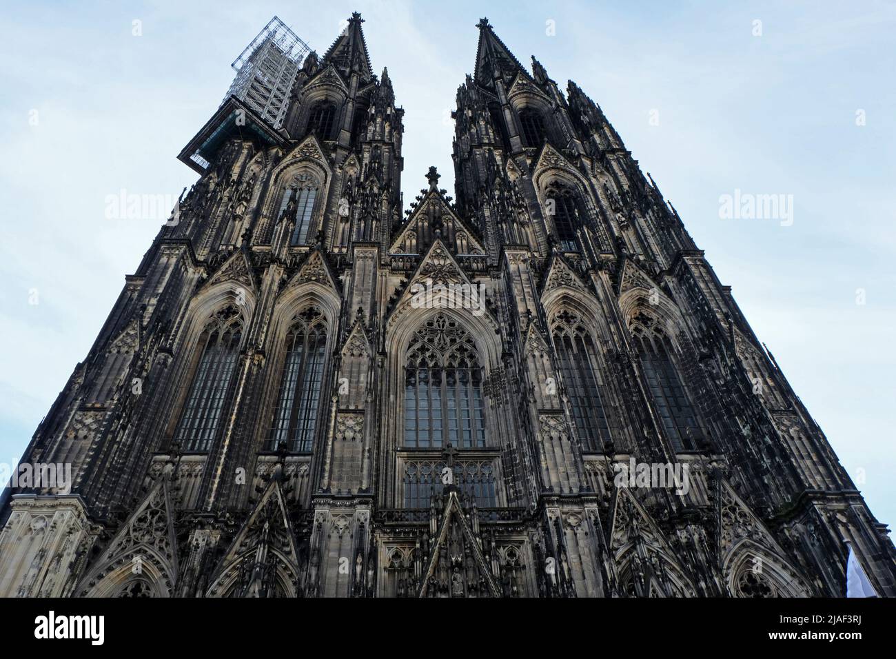 Exterior European design and architecture of Cologne Roman Catholic ...