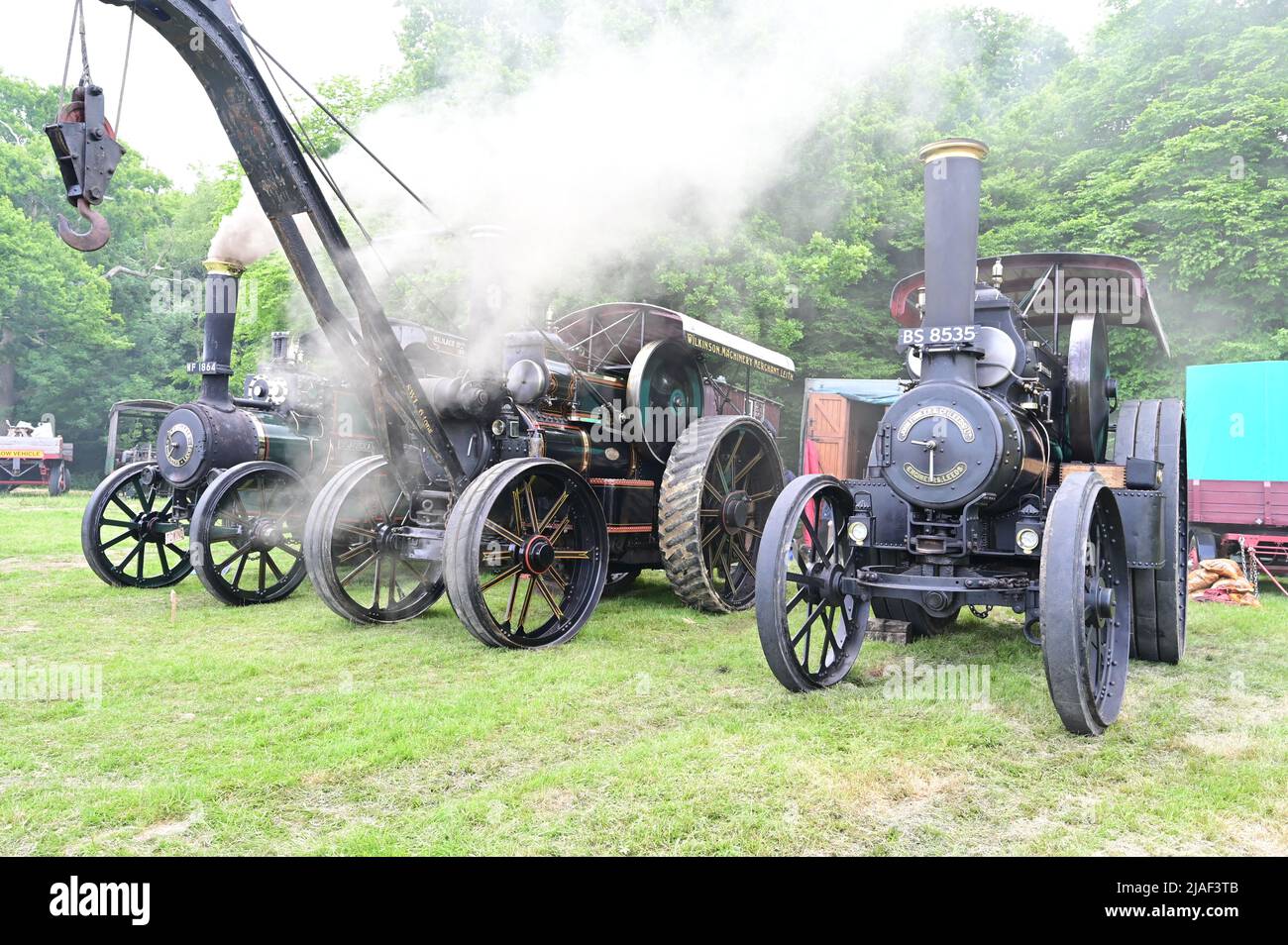 Traction engines at Horsted Keynes in West Sussex Stock Photo - Alamy
