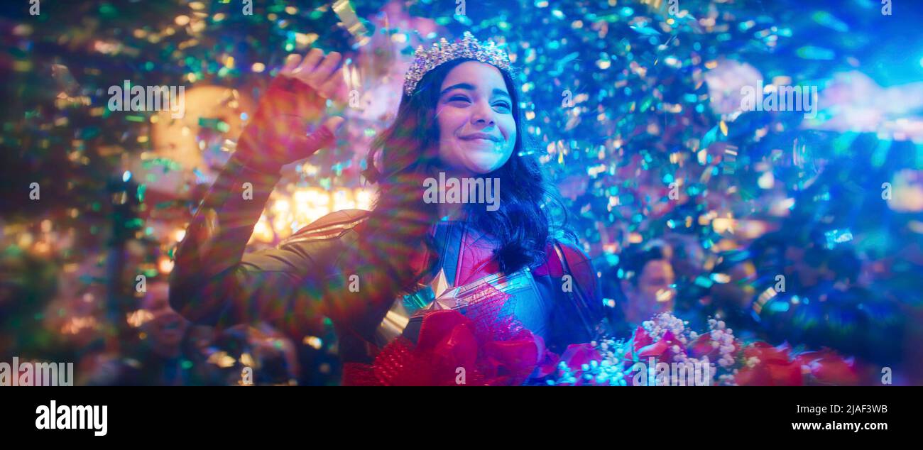 IMAN VELLANI in MS. MARVEL (2022), directed by ADIL EL ARBI and BILALL ...