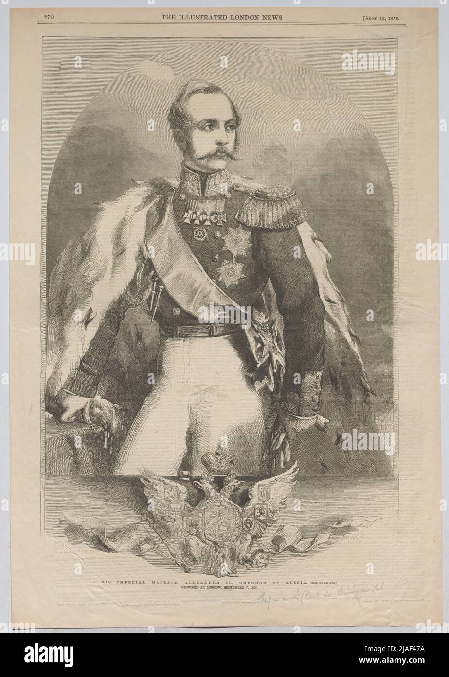 His Imperial Majesty, Alexander II., Emperor of Russia; Crowned at ...