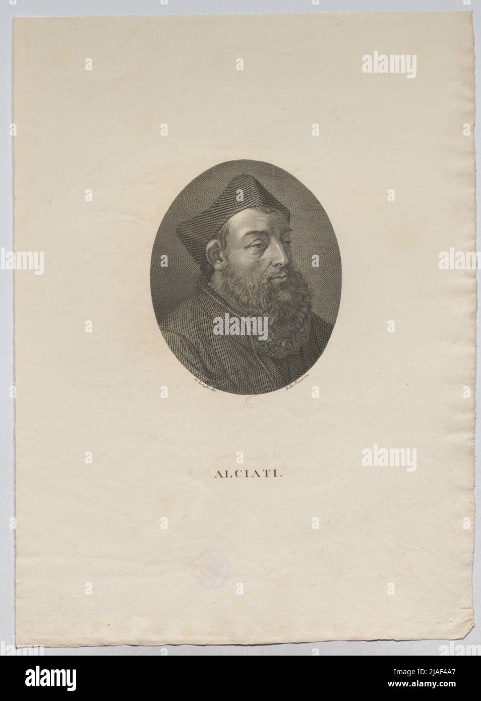 Andrea Alciati. Carlo Dellarocca, Engraver, After: Giuseppe Longhi ...