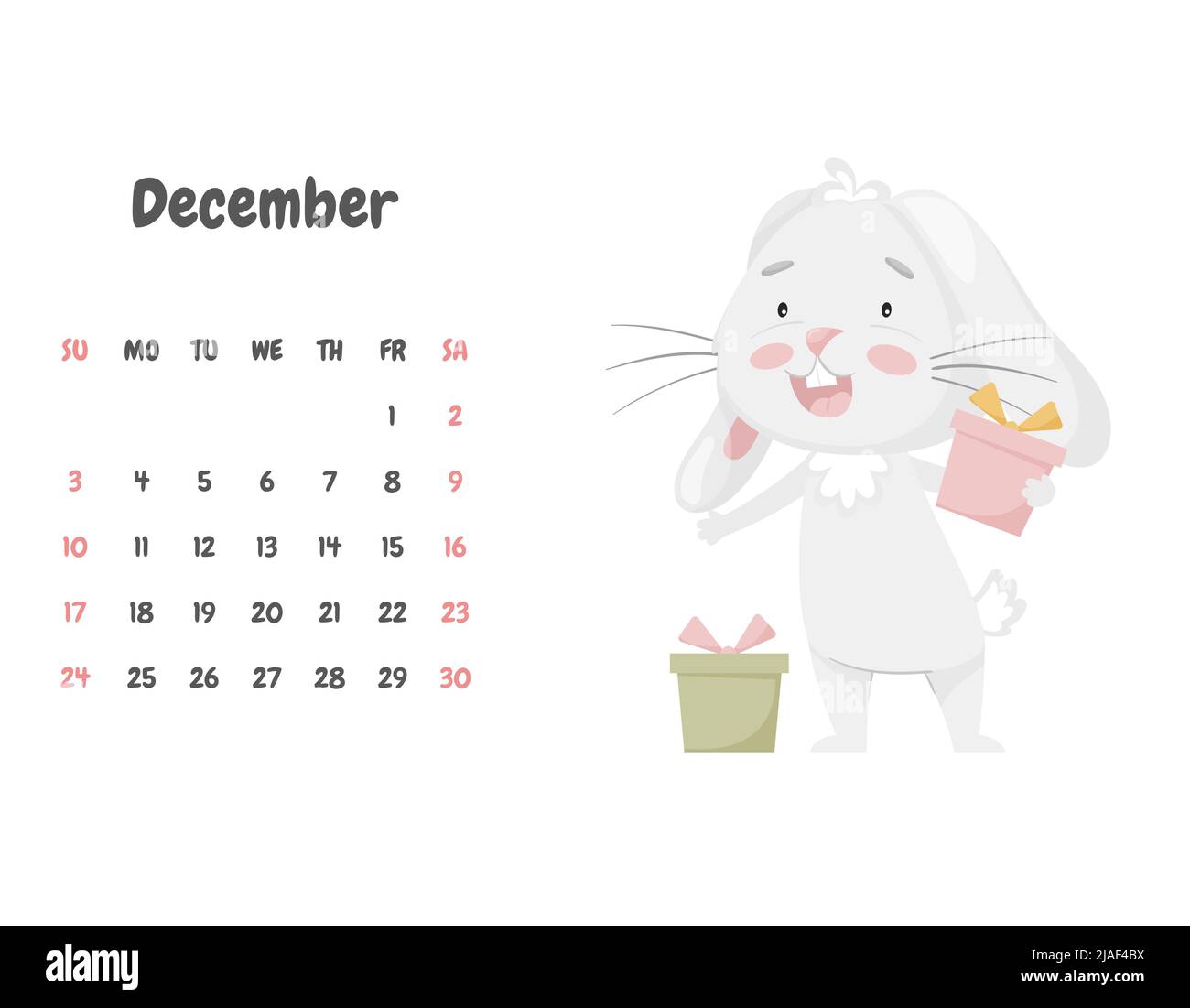 Calendar december 2023 in Cut Out Stock Images & Pictures - Alamy
