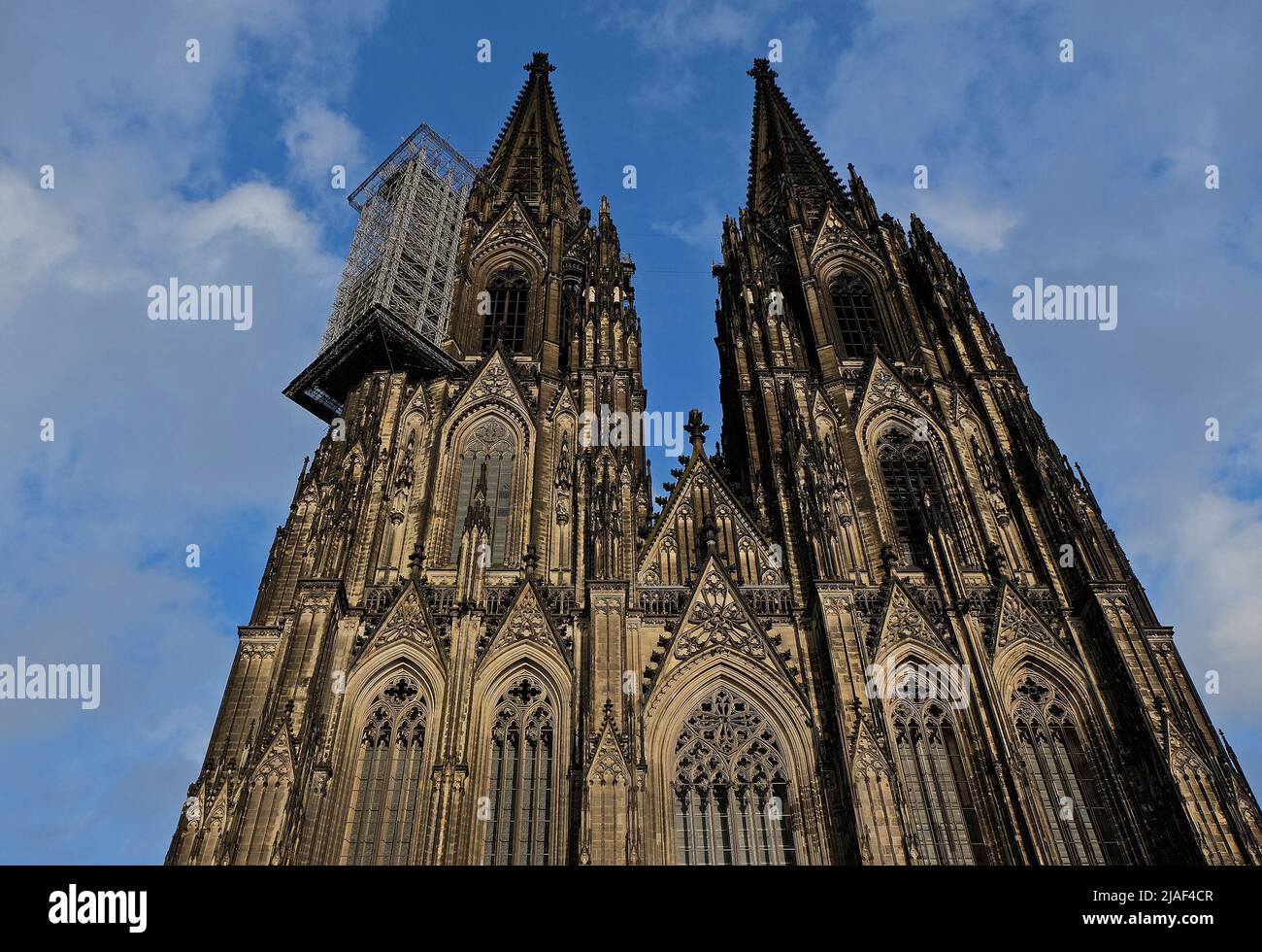 Exterior European design and architecture of Cologne Roman Catholic ...