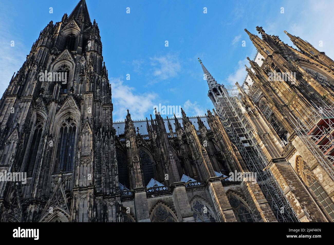 Exterior European design and architecture of Cologne Roman Catholic ...