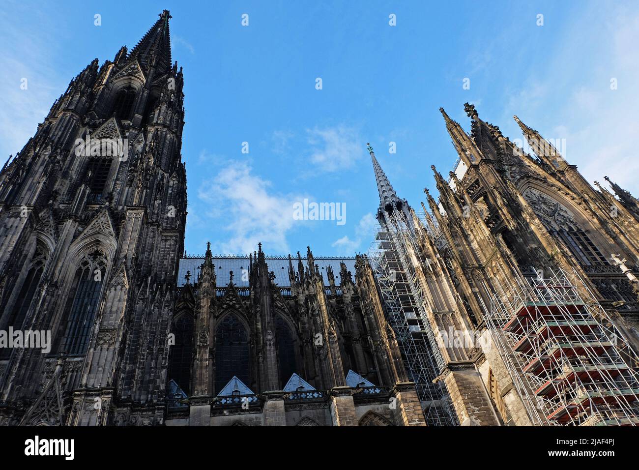 Exterior European design and architecture of Cologne Roman Catholic ...