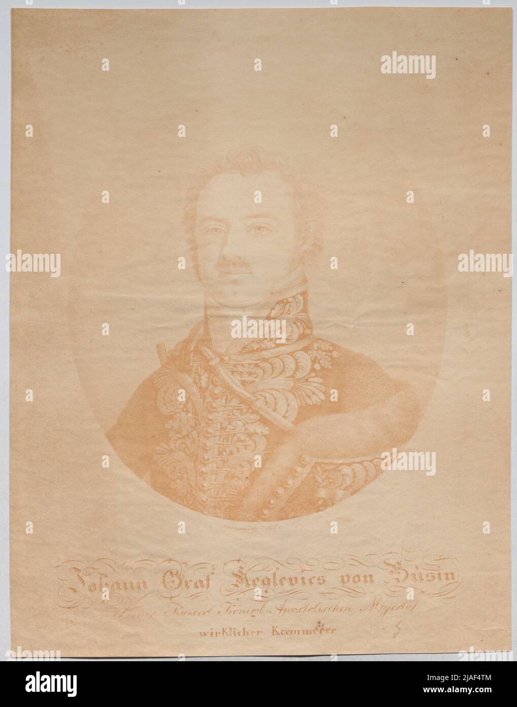 Johann Graf Keglevics by Busin, his Kaiserl. Royal Apostolic Majesty ...