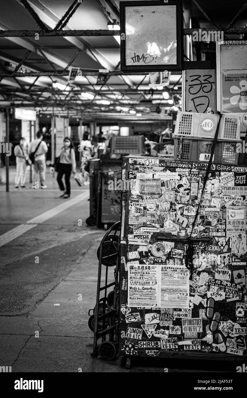 Hong kong city on Black and White Stock Photos & Images - Alamy