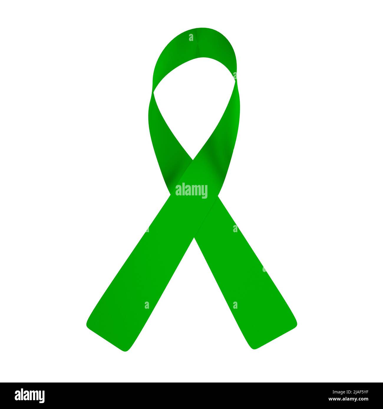 3d render illustration of An awareness ribbon for information purposes ...