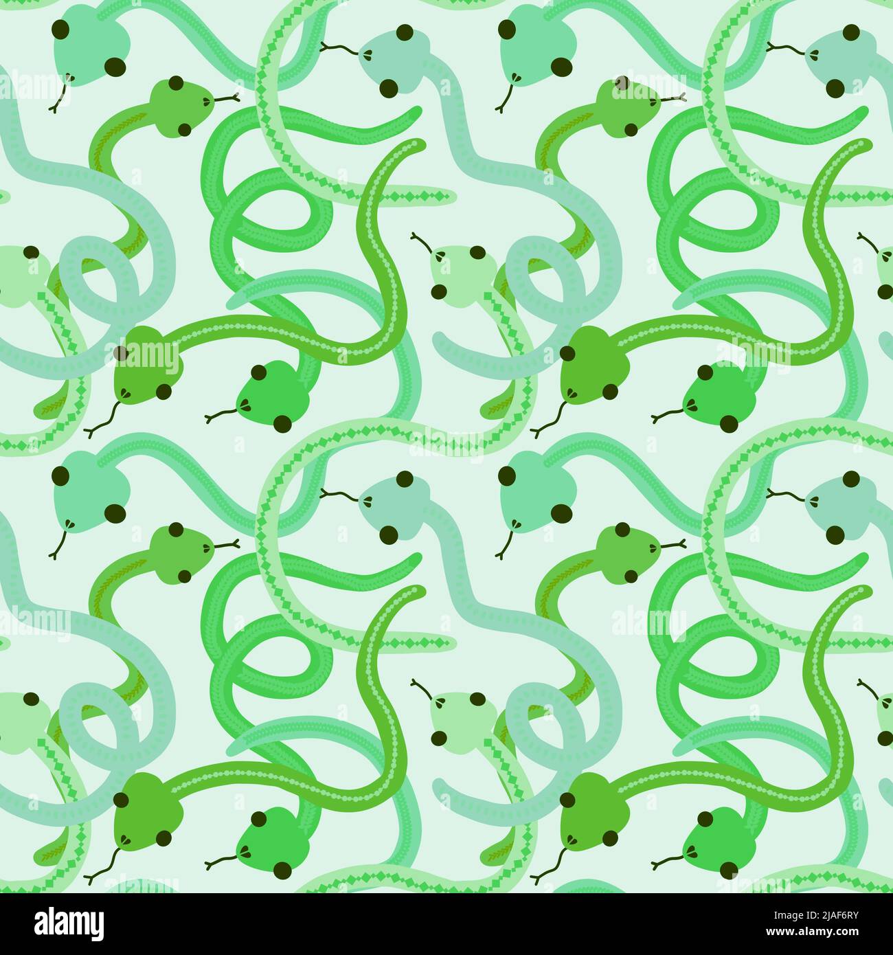 Cartoon seamless snakes pattern for wallpaper and fabrics and textiles ...