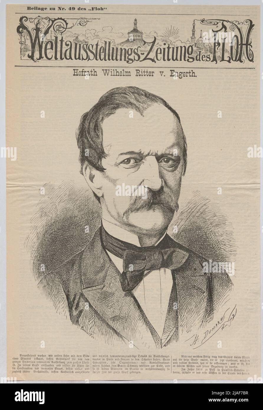 Hofrath Wilhelm Ritter v. Engerth ". Hofrat Wilhelm Ritter von Engerth ...