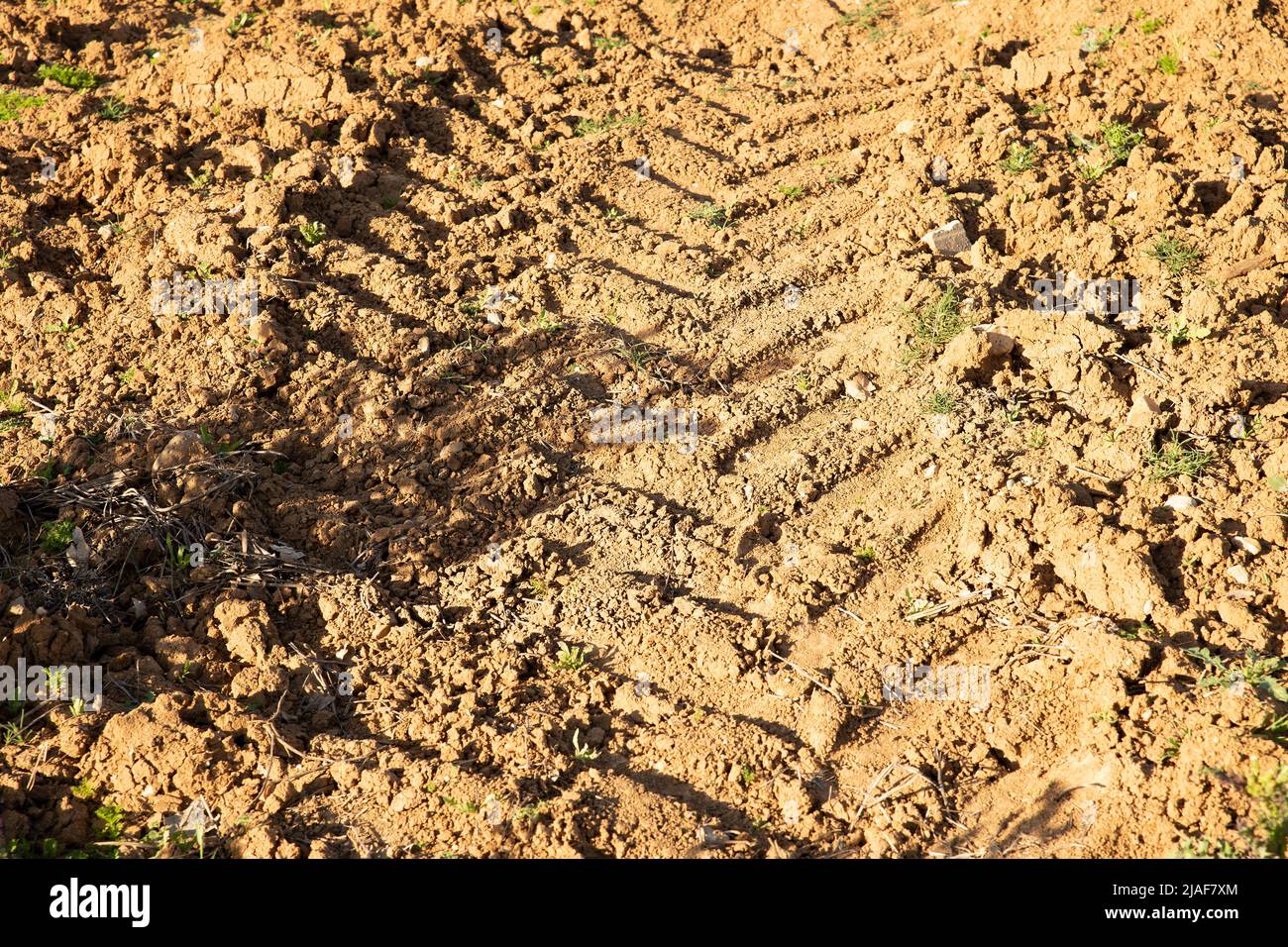 Tire tracks soil hi-res stock photography and images - Alamy