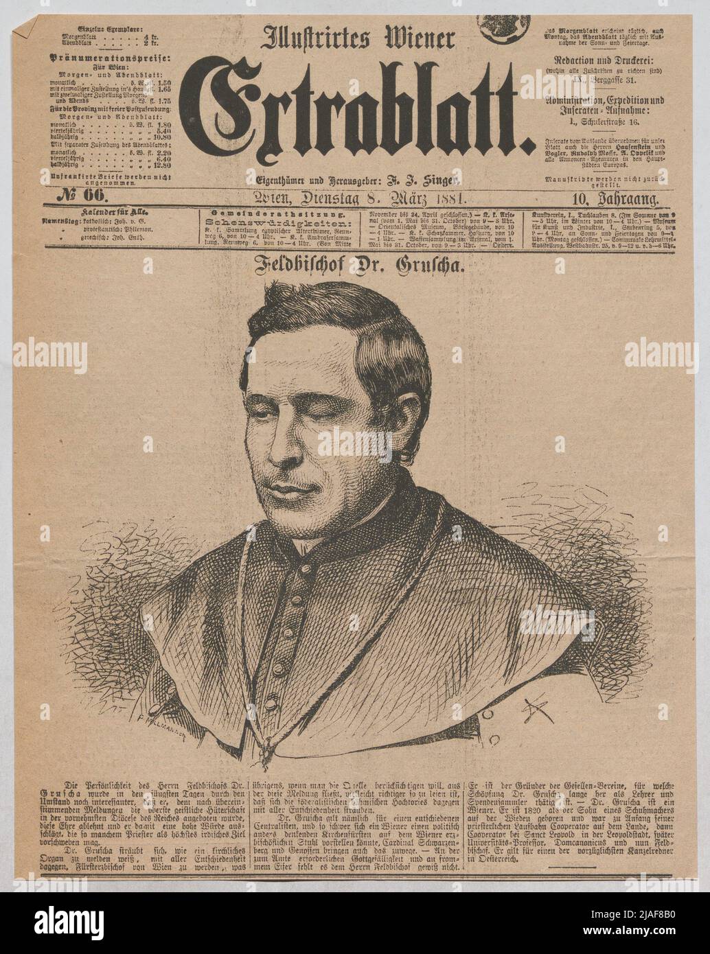 Field bishop Dr. Gruscha ". Field bishop Dr. Anton Josef Gruscha ...