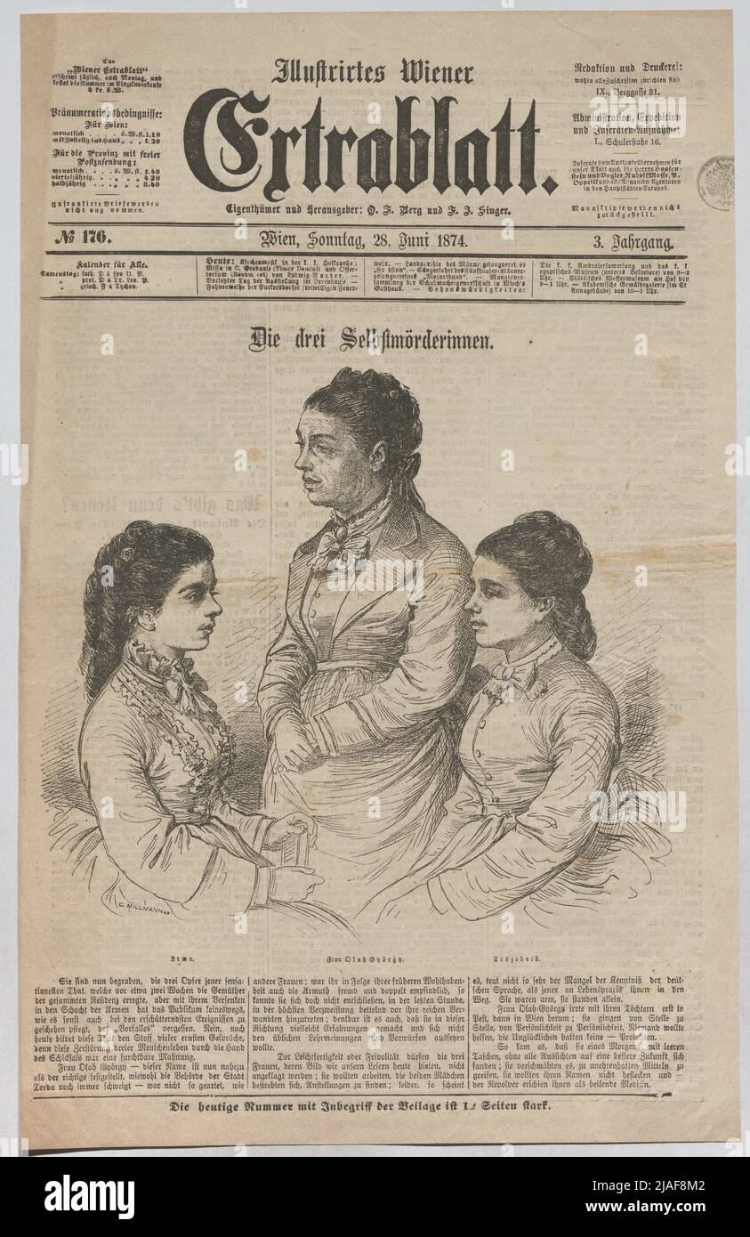 The three suicides ". The three suicides; Irma, Erszebeth and Olah ...