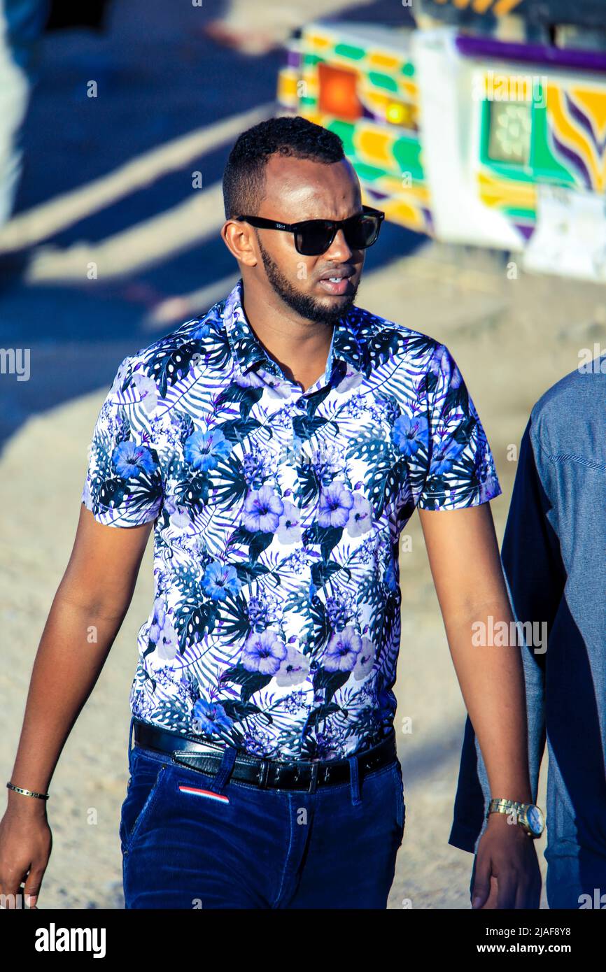 Local Man in the Traditional Clothes on the Capital Streets Stock Photo ...