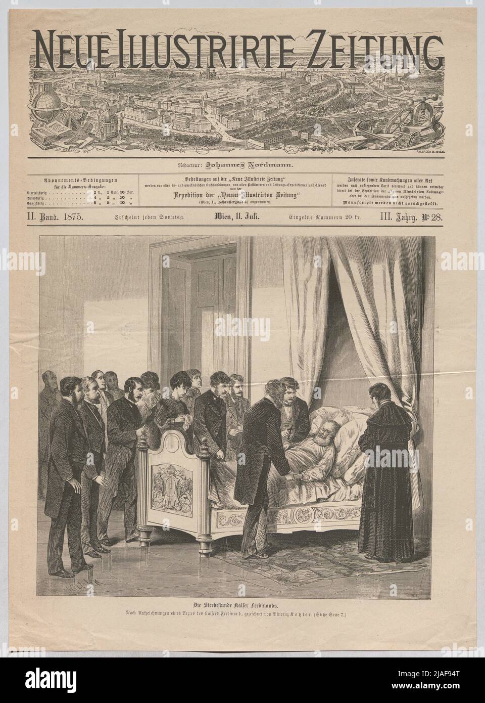 The death of Emperor Ferdinand Stock Photo - Alamy