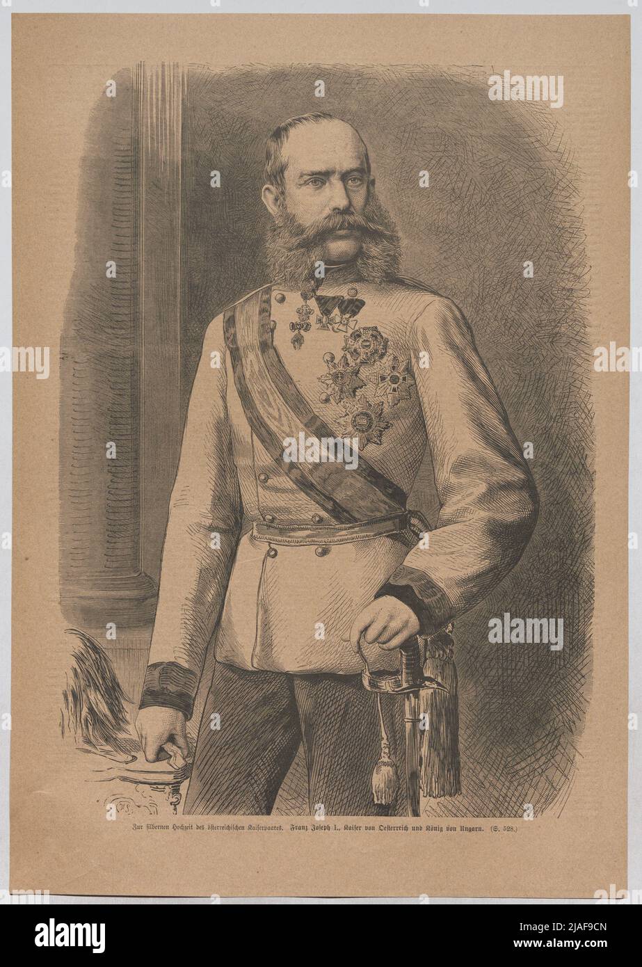 “For the silver wedding of the Austrian imperial couple. Franz Joseph I ...