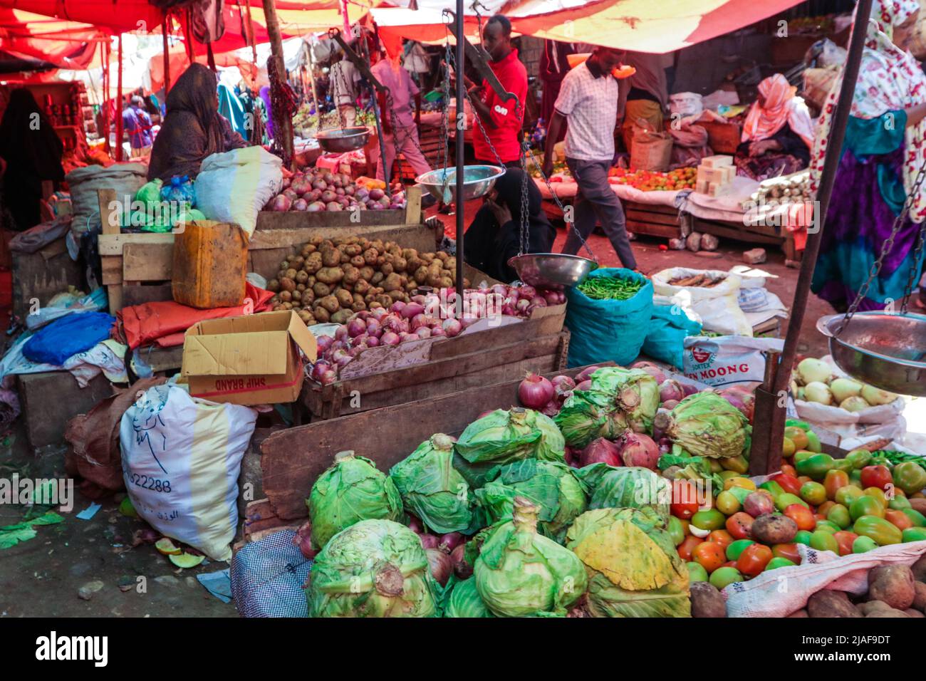 Local Food Market in Hargeisa Stock Photo - Alamy